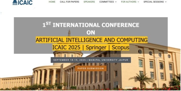 AI Conferences India 2025 – Topics, Speakers & Tickets